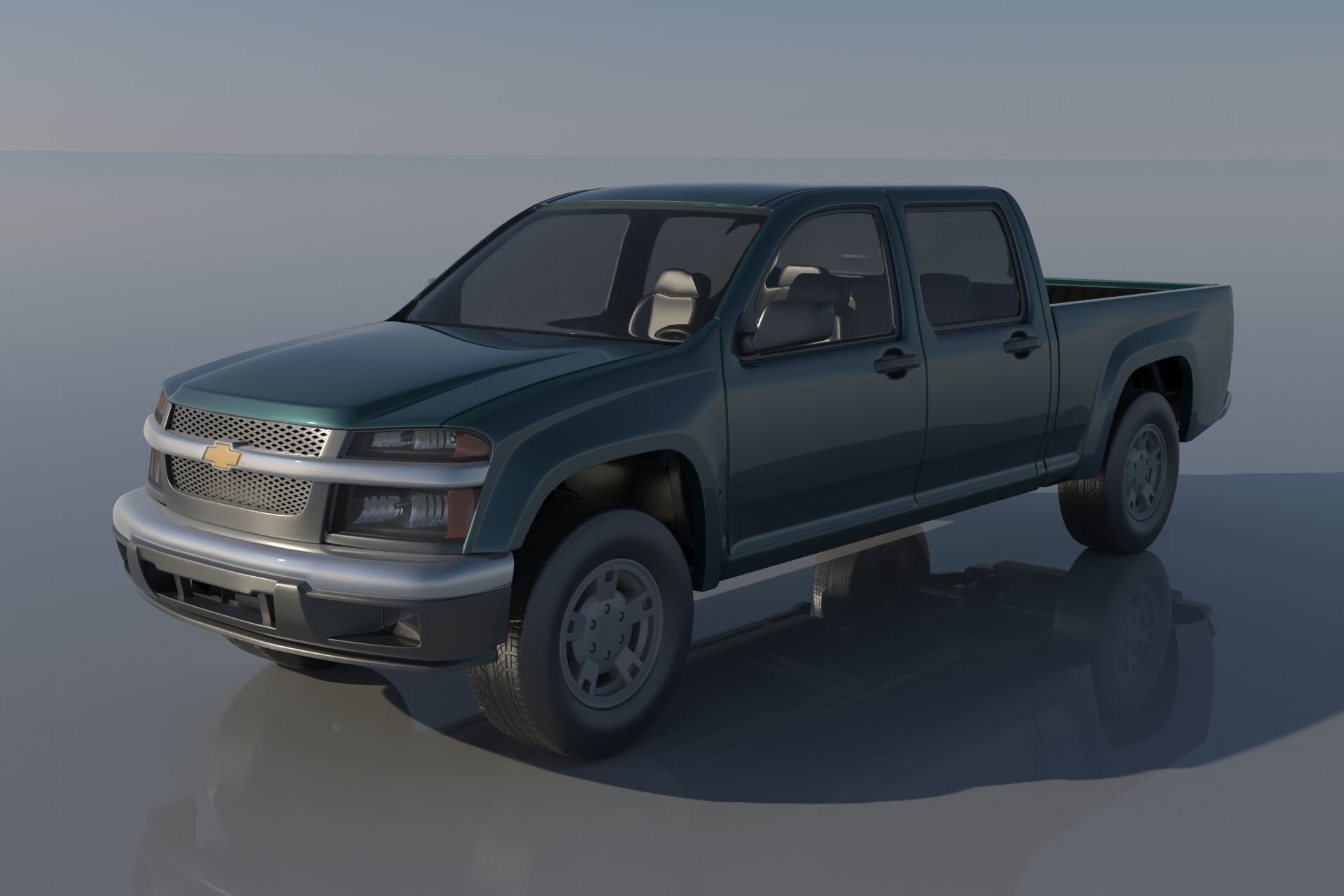 Chevrolet Colorado 2005 Crew Cab 3D model 3D printable | CGTrader