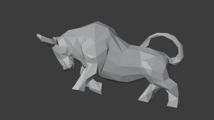 3D model Polygon Bull Low-Poly 3D Model VR / AR / low-poly | CGTrader