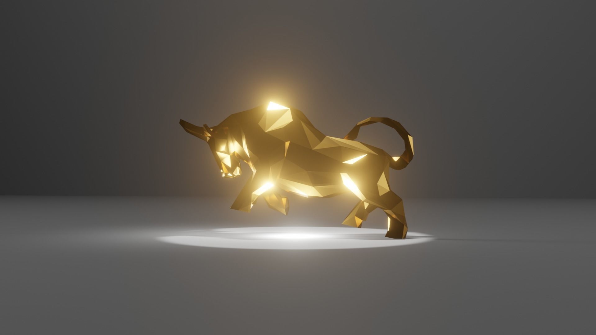 3D model Polygon Bull Low-Poly 3D Model VR / AR / low-poly | CGTrader