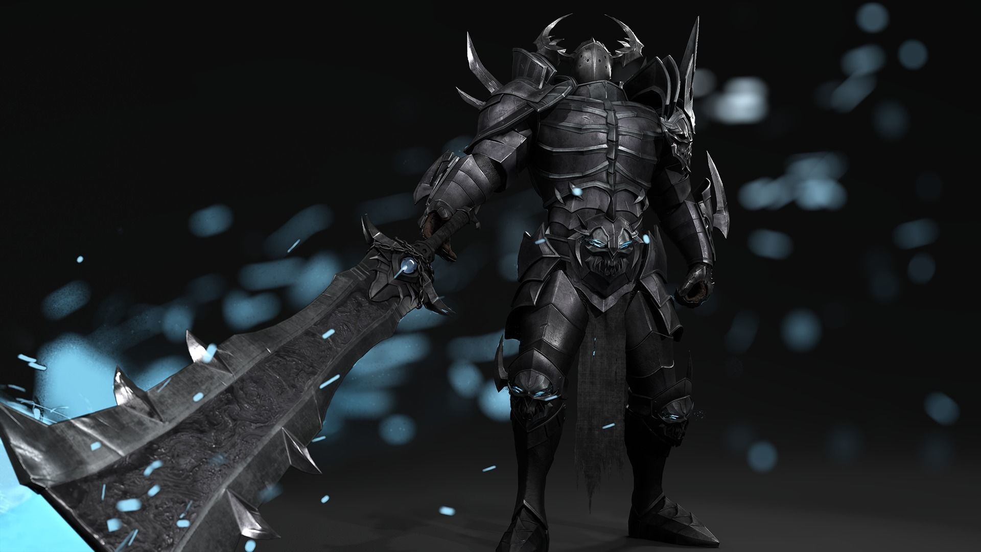 3D model Death Knight - Armor RPG Dungeon Warrior Medieval Boss ...