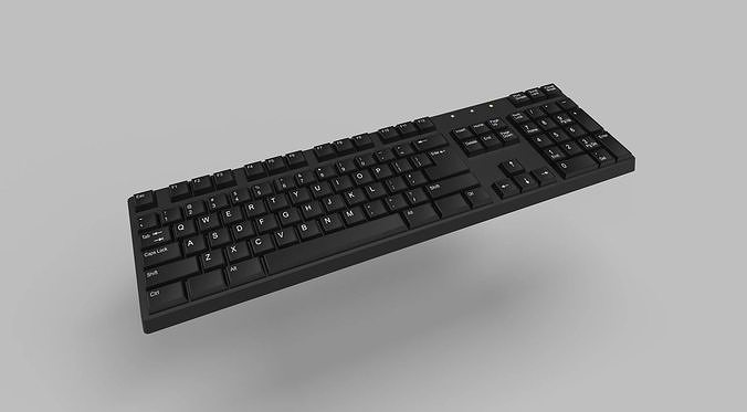 Keyboard 3D model | CGTrader