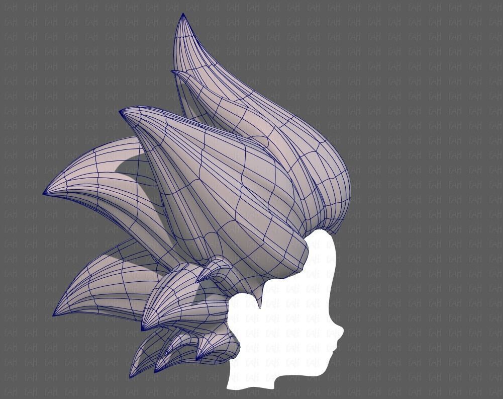 3D model Base Hair for Boy V47 VR / AR / low-poly | CGTrader