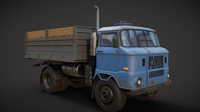 3D model IFA w50 Truck VR / AR / low-poly | CGTrader