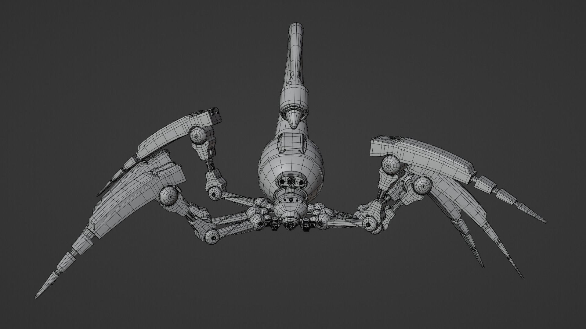 3D model Mecha Spider Scorpion VR / AR / low-poly | CGTrader
