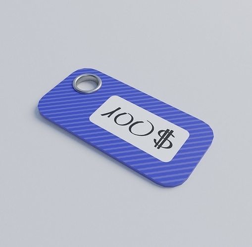 Price tag 3D model | CGTrader