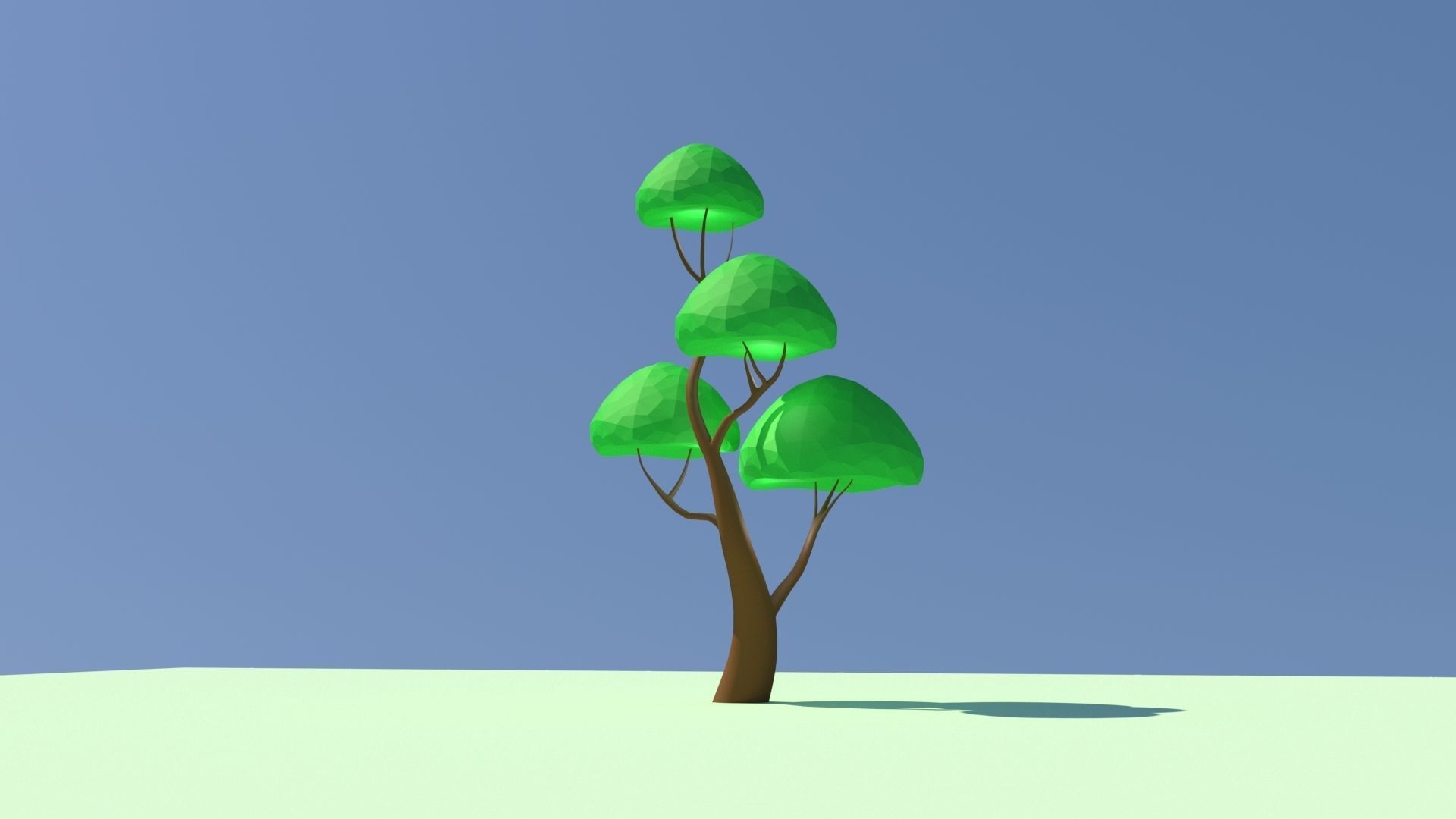 Cartoon Tree 05 3D model | CGTrader