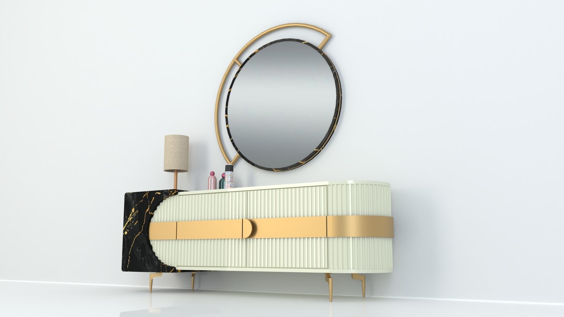 Vanity Dressing Table free 3D model | CGTrader