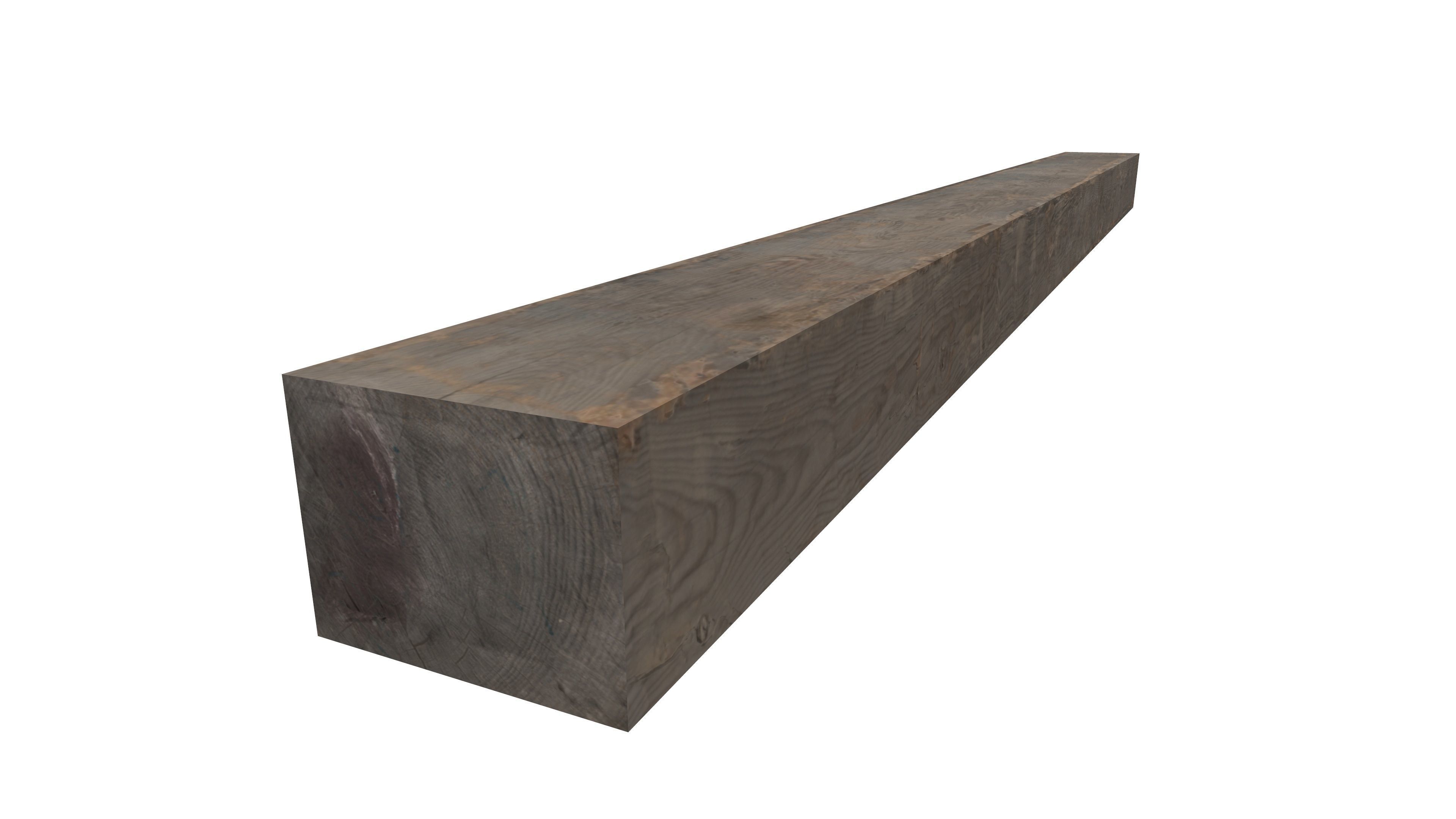 3D model Wooden Beam 3D Model AR VR PBR VR / AR / low-poly | CGTrader