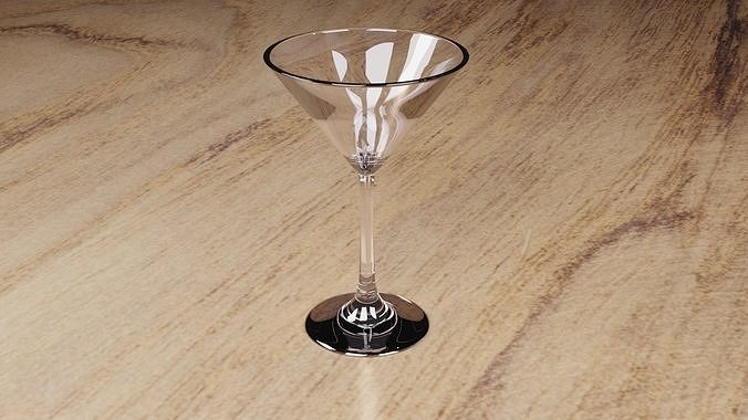 3D model Cocktail Glass Cocktail or Martini Glass VR / AR / low-poly | CGTrader