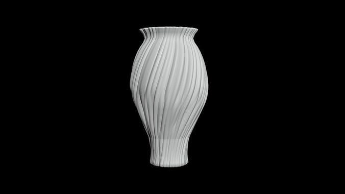 3D model futuristic vase VR / AR / low-poly | CGTrader