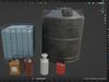 3D model Liquid Tanks Pack 5 Types VR / AR / low-poly | CGTrader