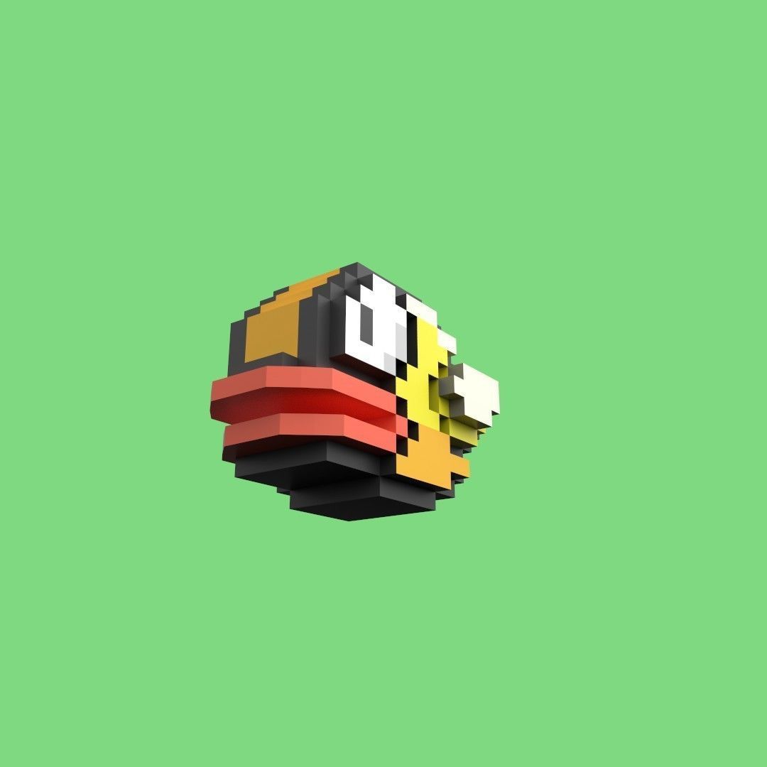 3D model Flappy Bird 3D VR / AR / low-poly | CGTrader