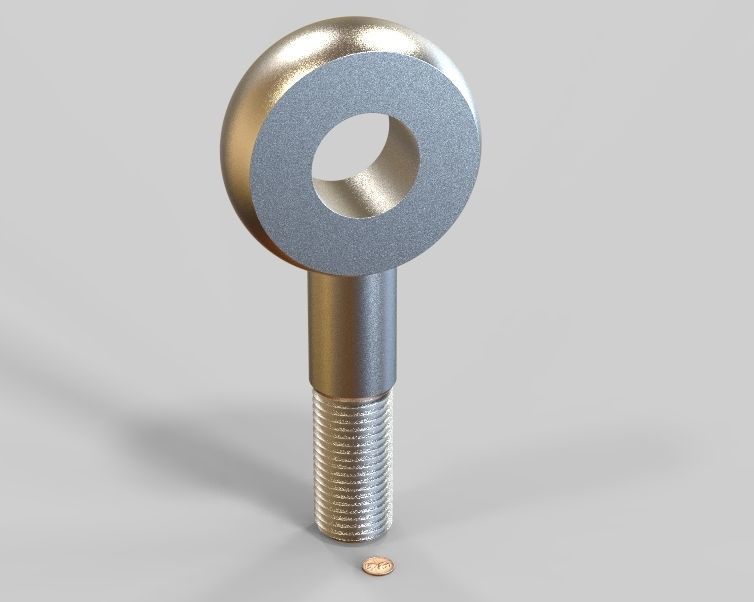M48 Eye Bolt 3D model 3D printable | CGTrader