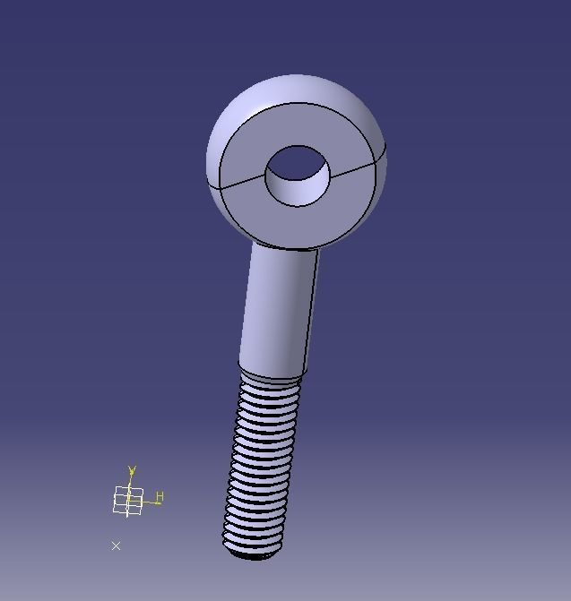 M14 Eye Bolt 3D model 3D printable | CGTrader
