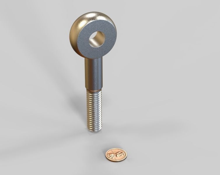 M14 Eye Bolt 3D model 3D printable | CGTrader