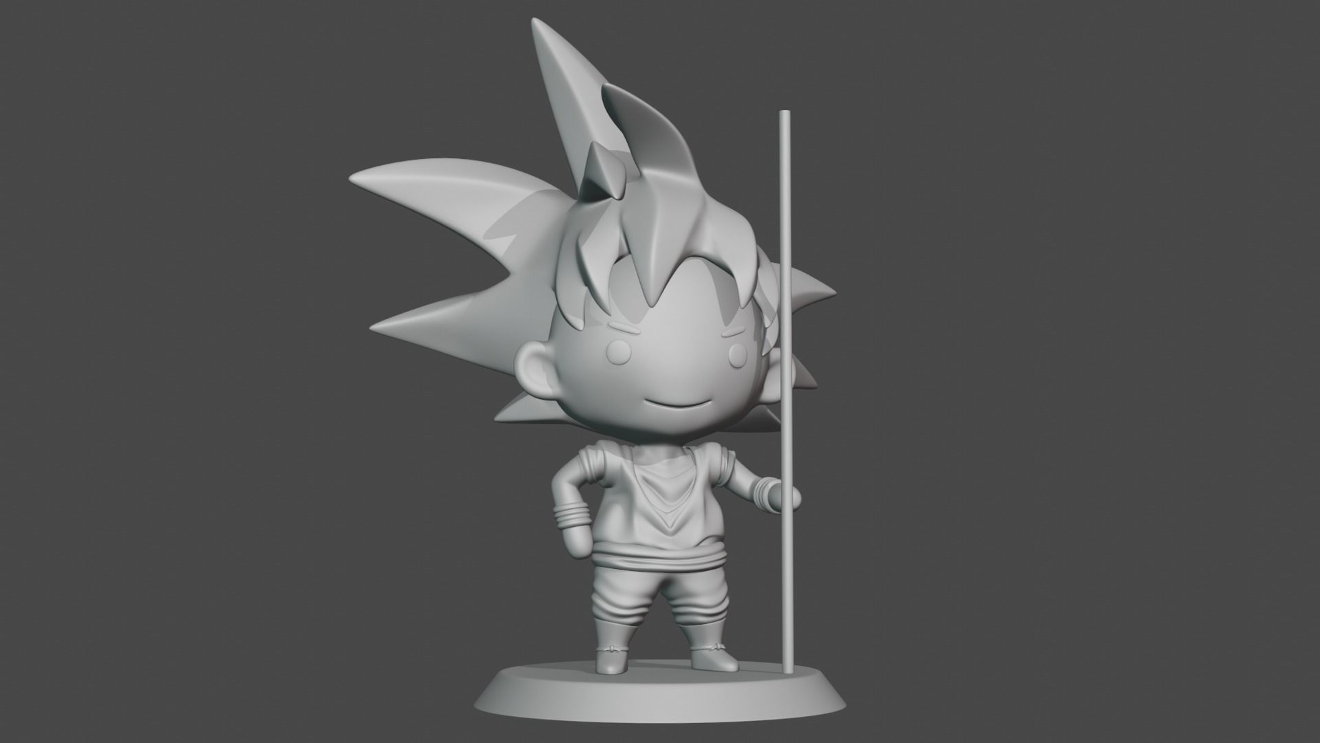 Goku Chibi - Dragon Ball 3D model 3D printable | CGTrader