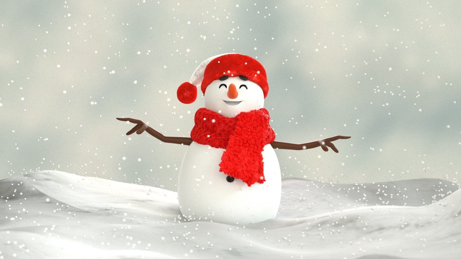 Animated Snowman Collection | CGTrader