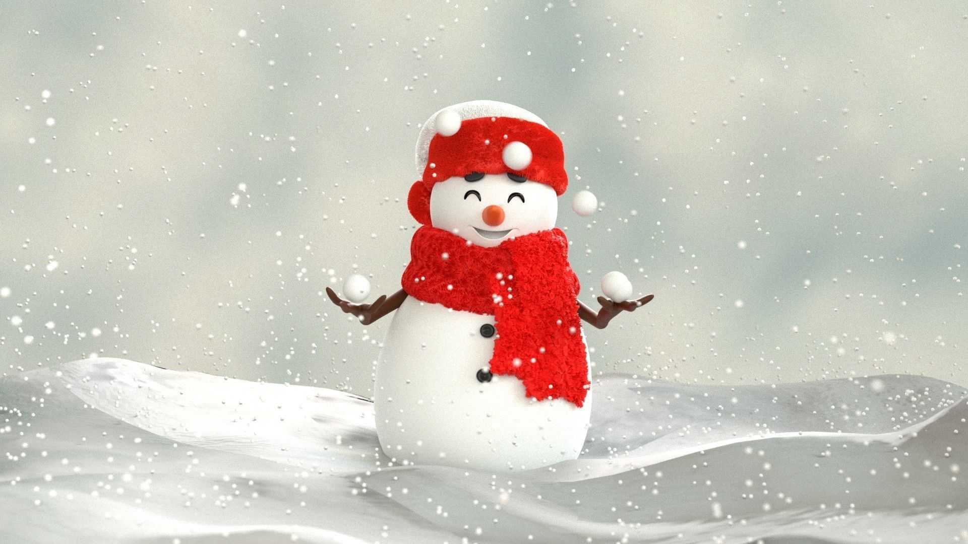 Animated Snowman Collection | CGTrader
