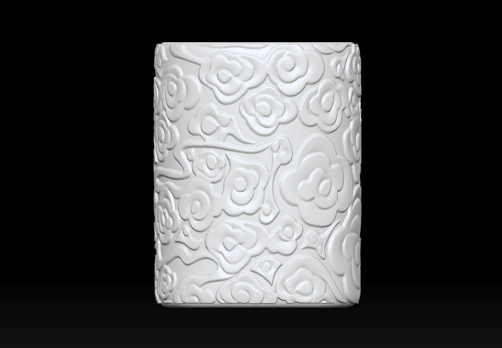 Carving drawing pen cylinder design 3D printing pen cylinder STL 3D ...