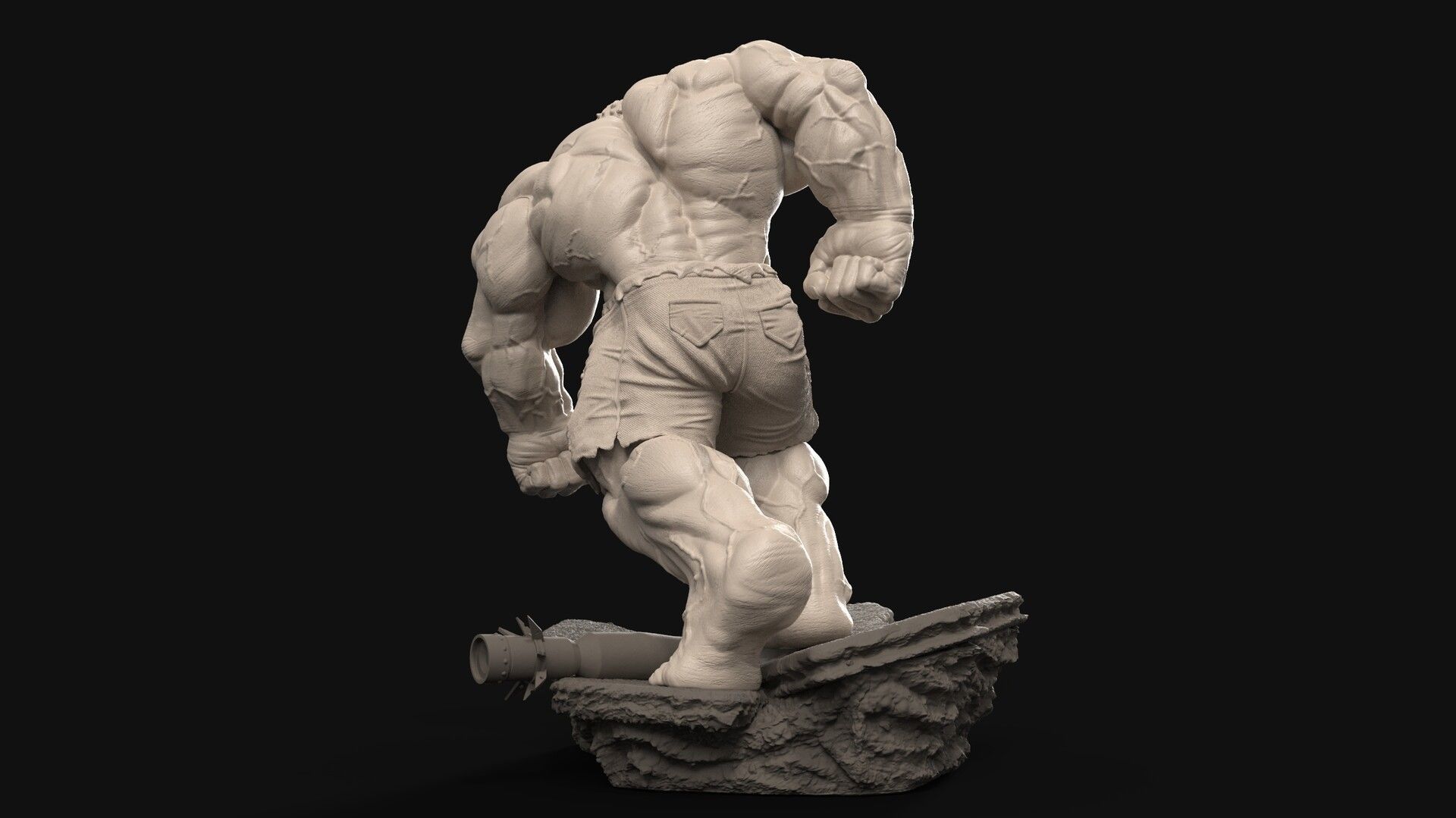 HULK - Marvel 3D model 3D printable | CGTrader