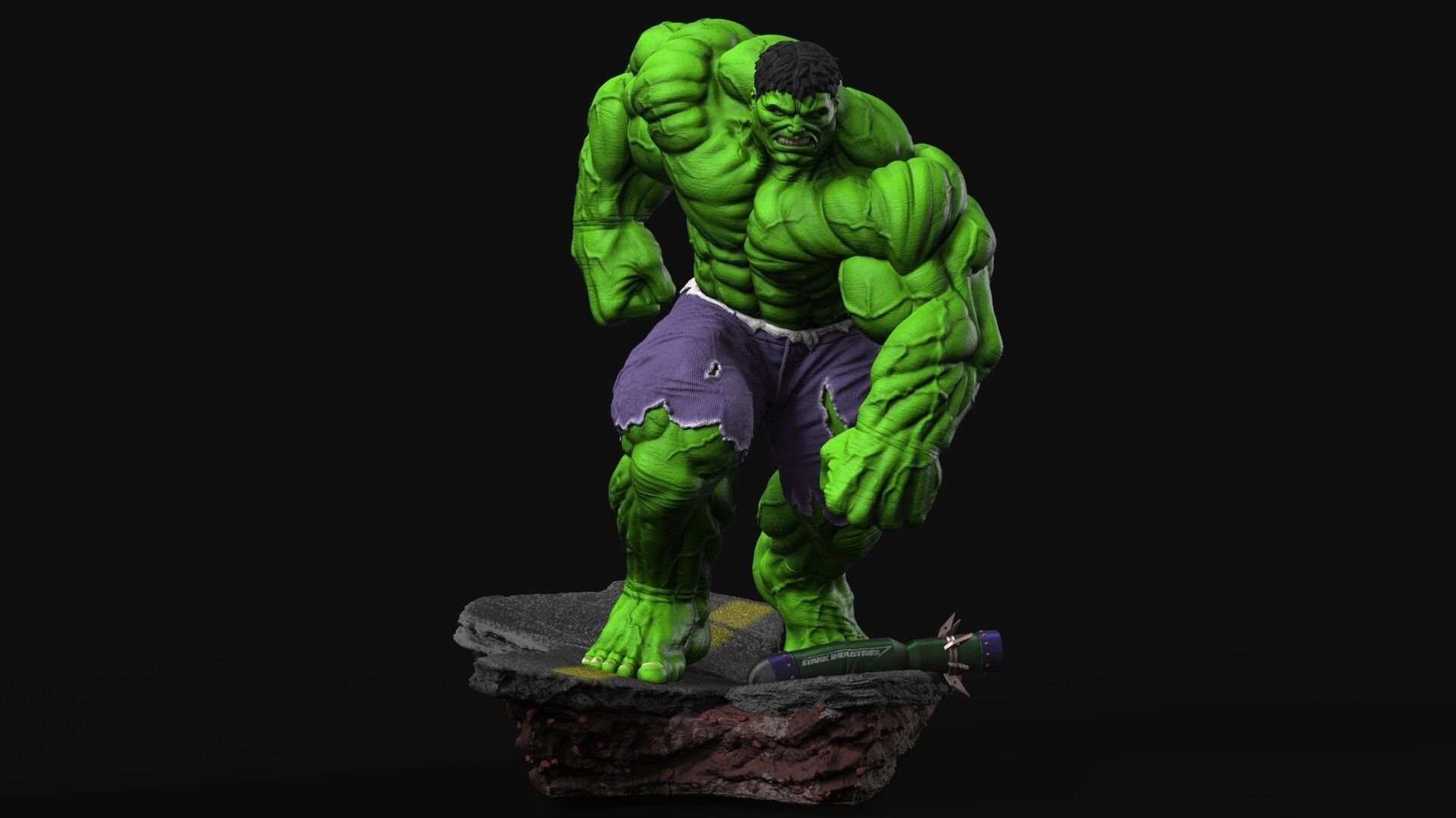 HULK - Marvel 3D model 3D printable | CGTrader