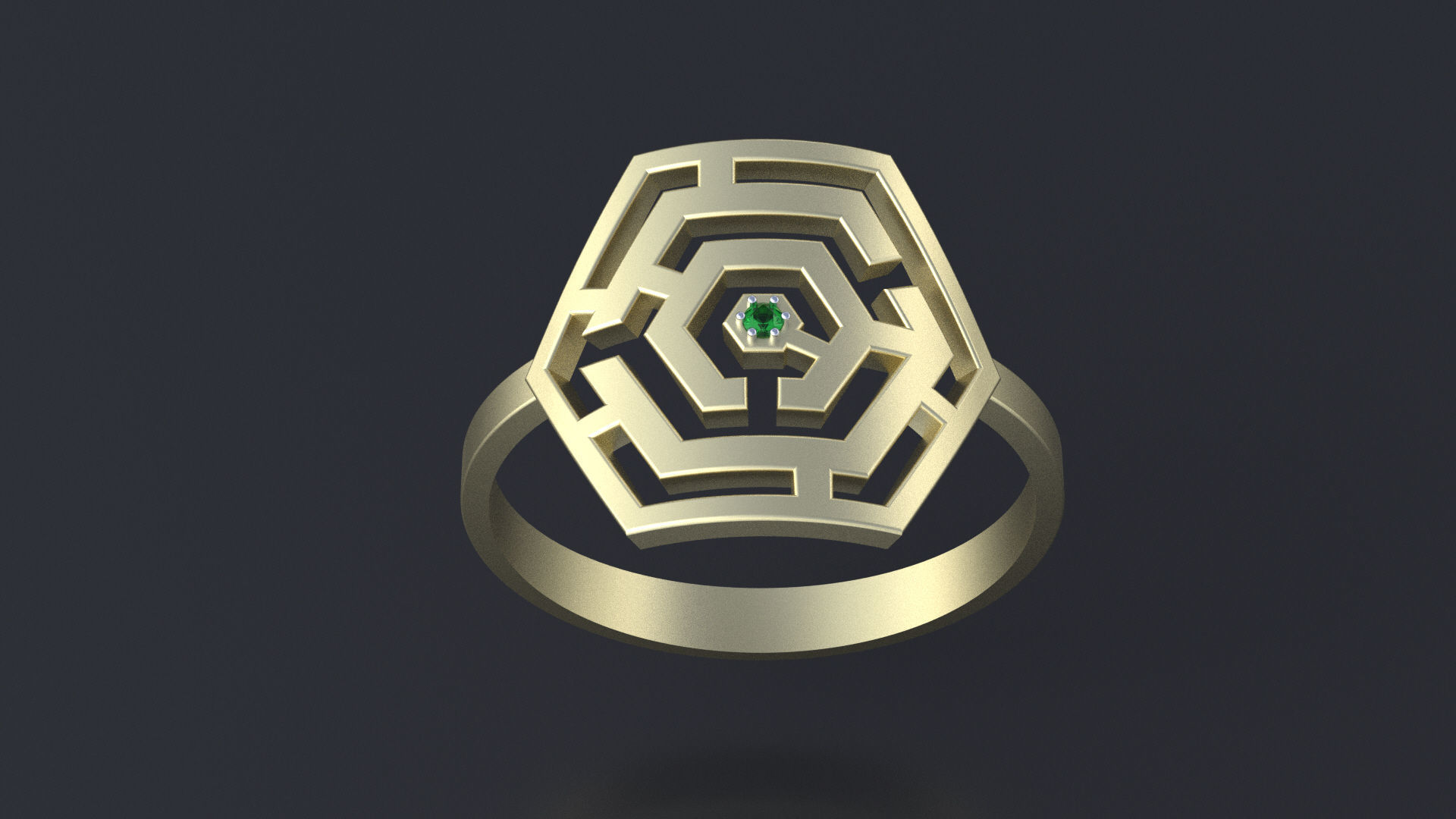 Ring maze for CNC or 3D model 3D printable | CGTrader
