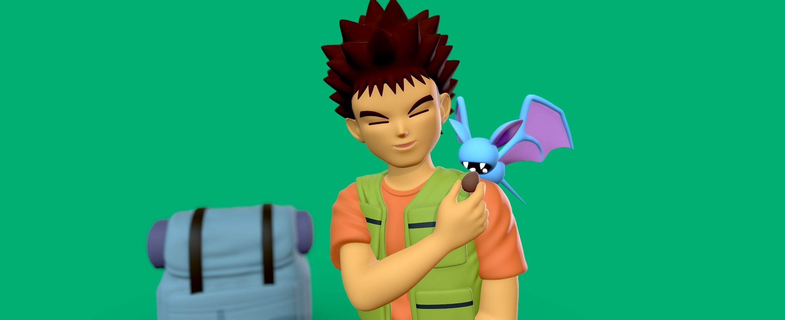Brock cooking - Pokemon - 3D PRINT 3D model 3D printable | CGTrader
