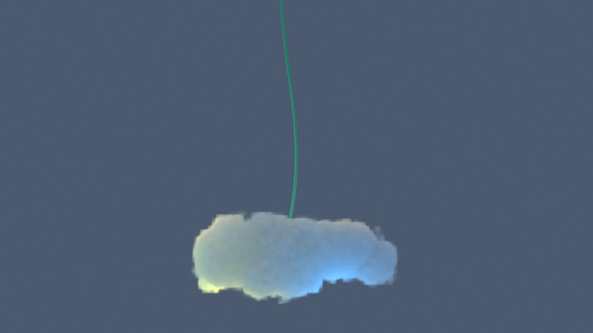 3D model 3DMAX color cloud light cloud CG luminous cotton ball VR / AR ...