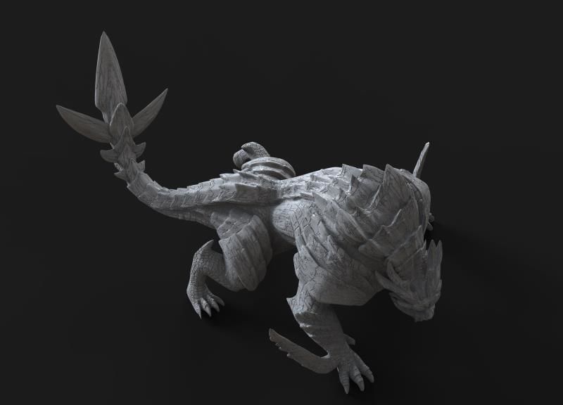 Monster Hunter Rise Magnamalo 3D print model 3D model 3D printable ...