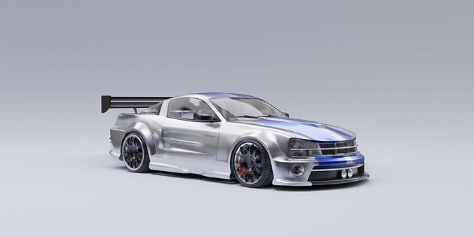 Generic car 07 model in Blender 3D model | CGTrader