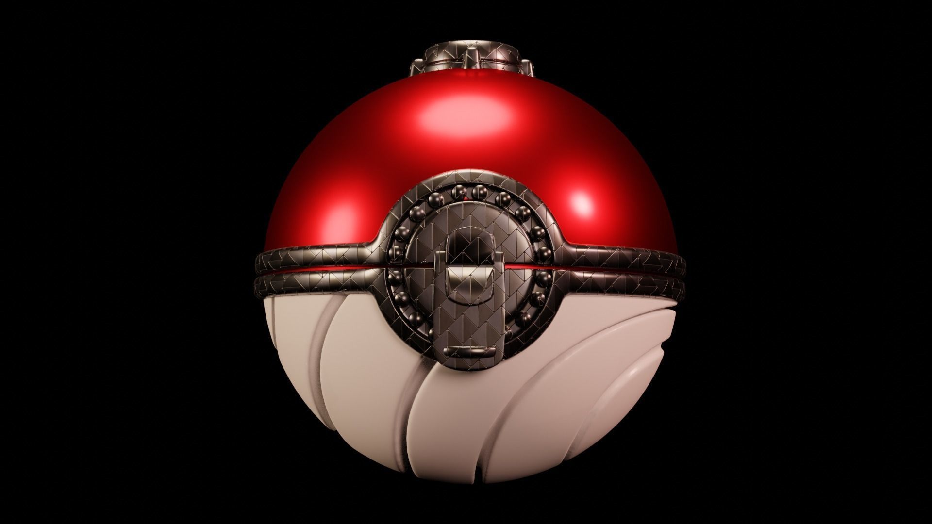 Pikachu with pokeball 3D model animated rigged | CGTrader