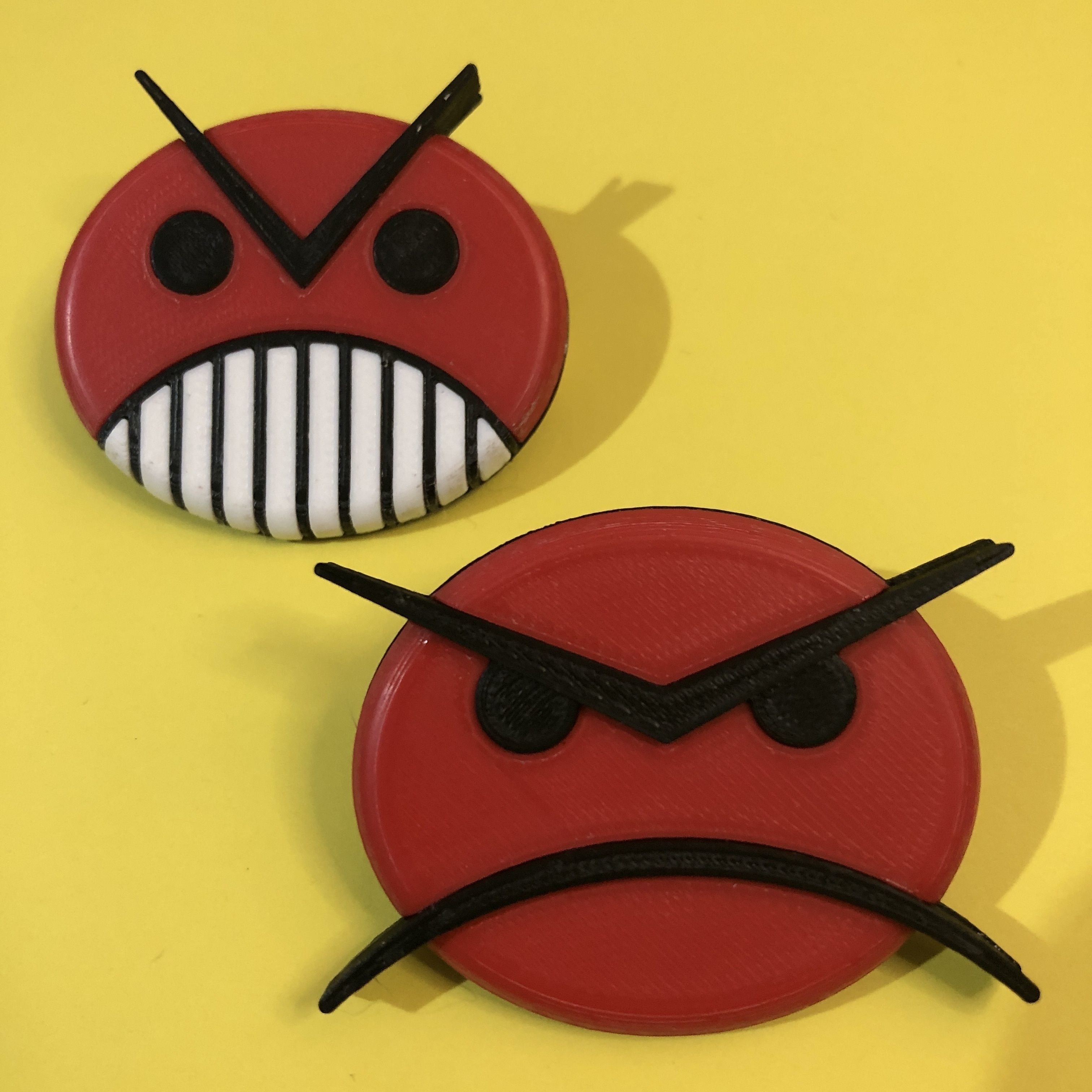 Warhammer 40K Angry Marines Chapter Emblem Badges 3D model 3D printable ...