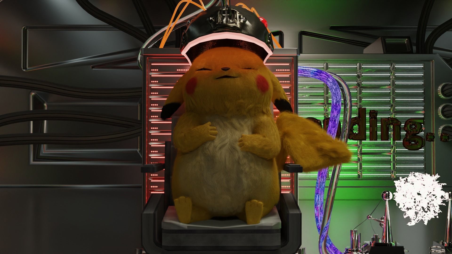 3D model robot pikachu and pikachu VR / AR / low-poly | CGTrader