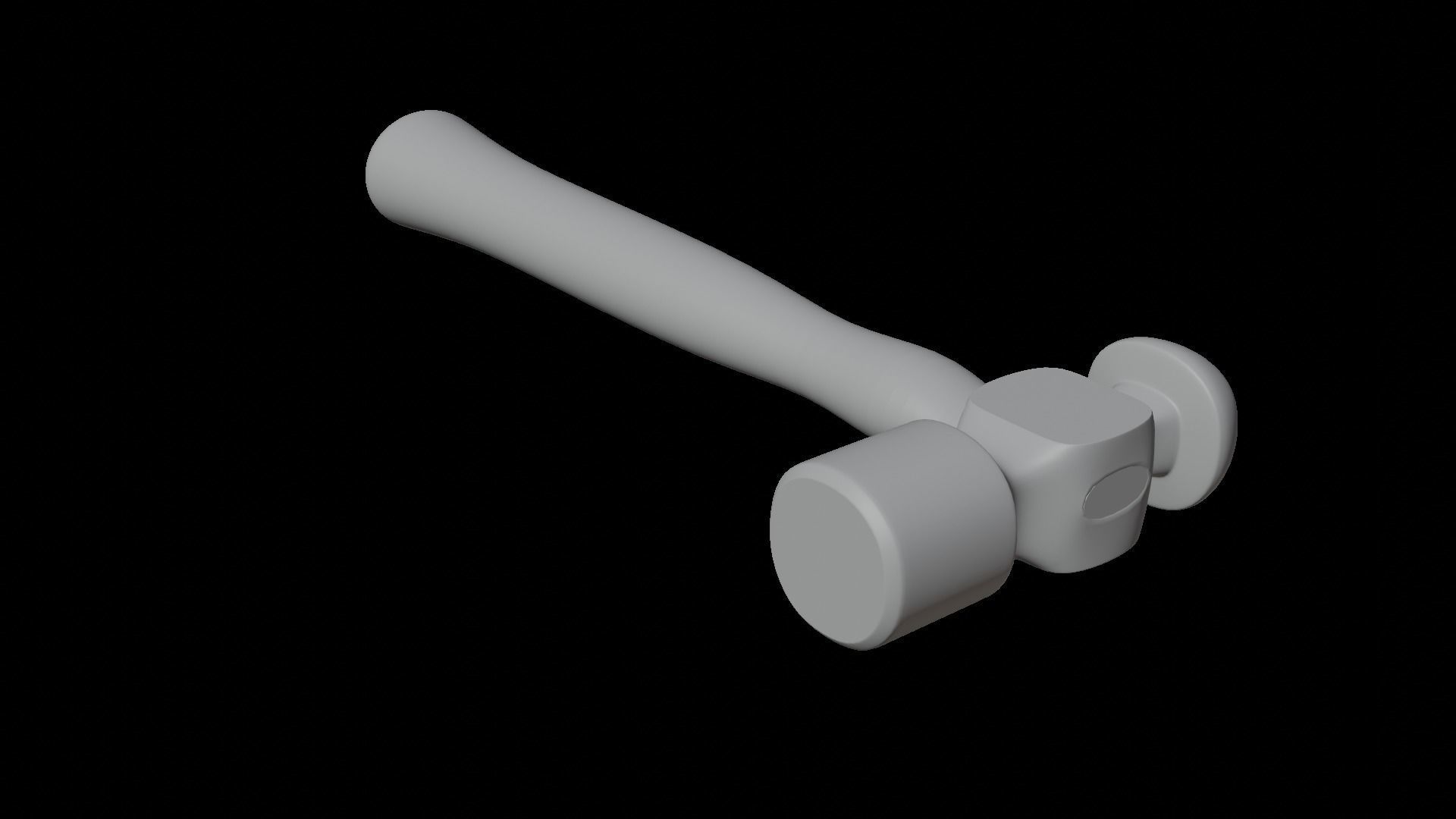 Realistic Wooden Hammer 3D model | CGTrader