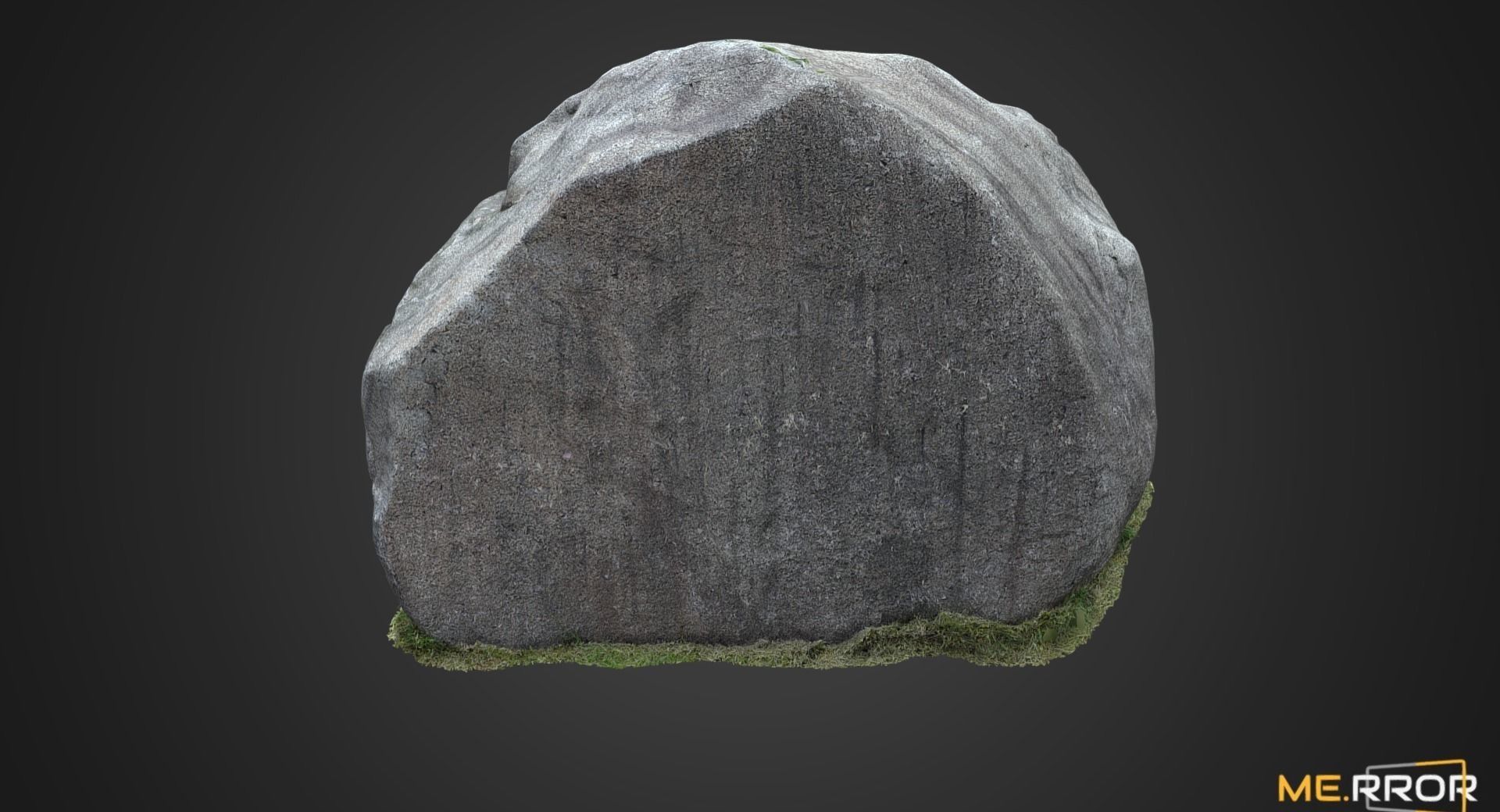 3D model Mossy Gray Rock VR / AR / low-poly | CGTrader