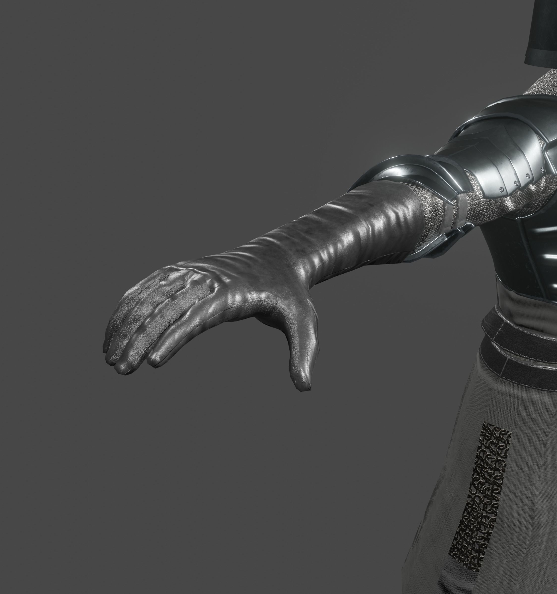 3D model Ghost medieval templar knigh suit VR / AR / low-poly | CGTrader