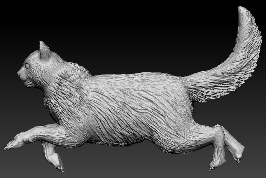 rag doll Cat 3D model 3D printable | CGTrader