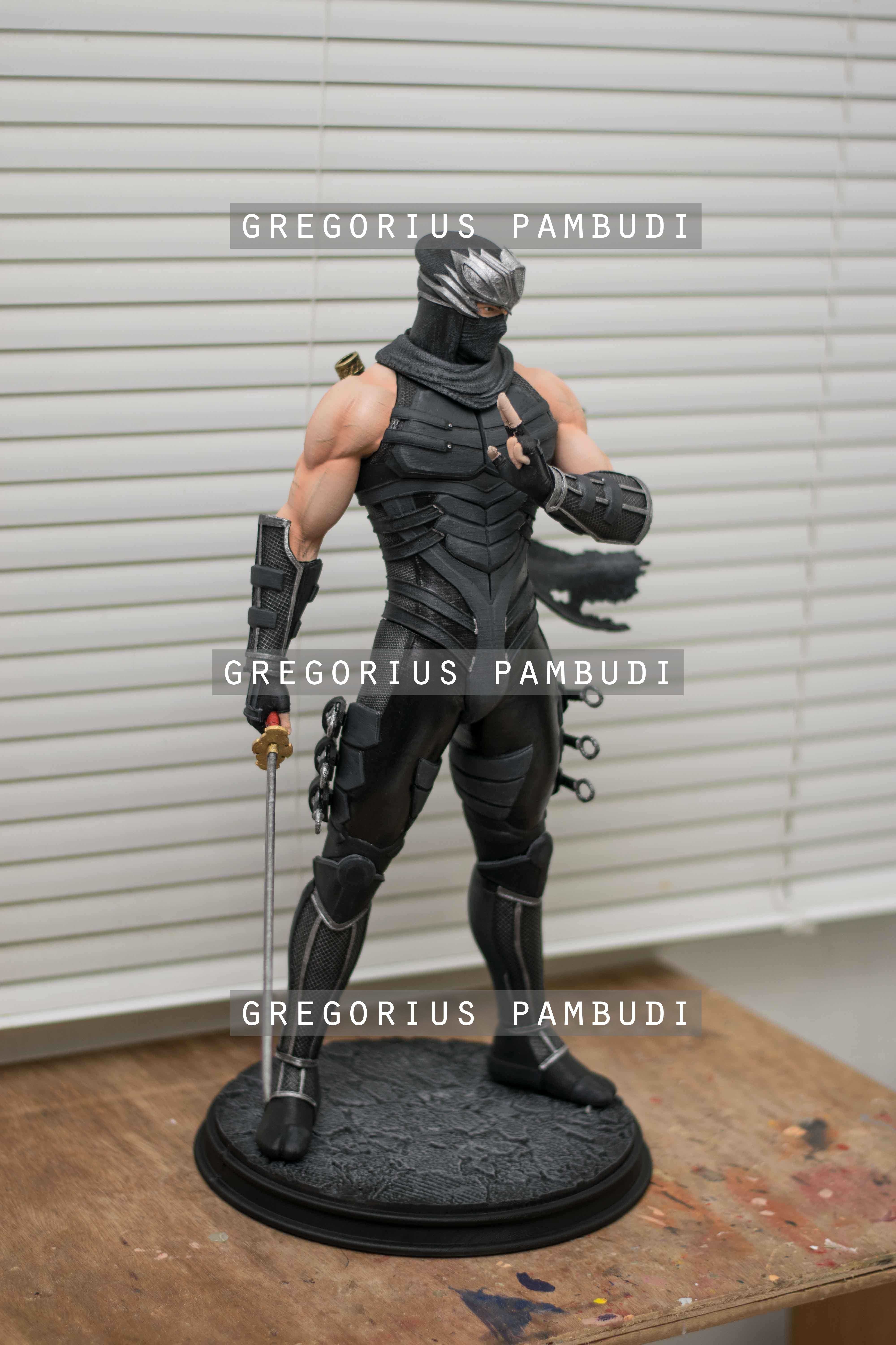 Ryu Hayabusa Ninja Gaiden Fan Art Statue 3d Printable 3D model 3D ...