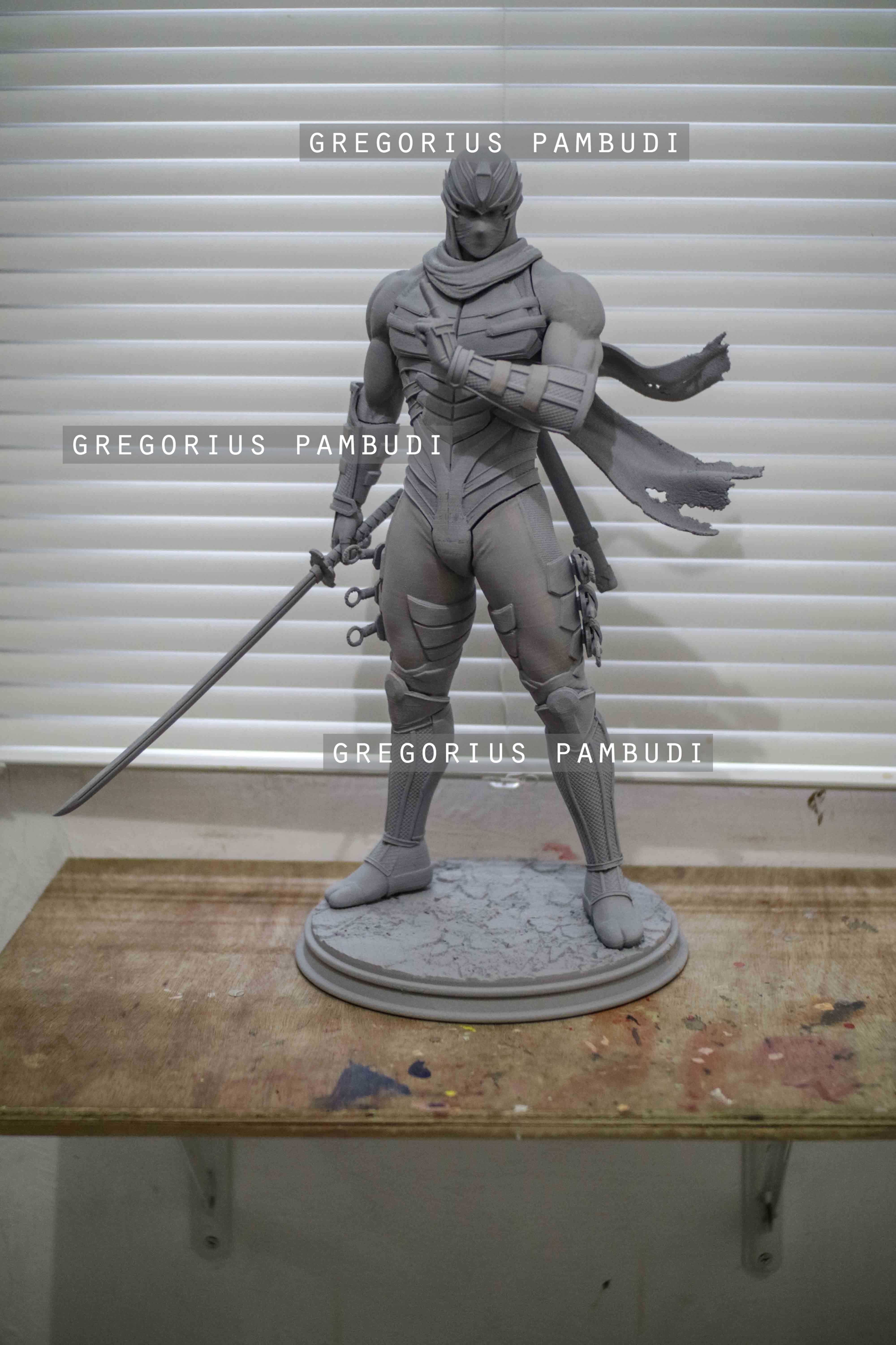 Ryu Hayabusa Ninja Gaiden Fan Art Statue 3d Printable 3D model 3D ...