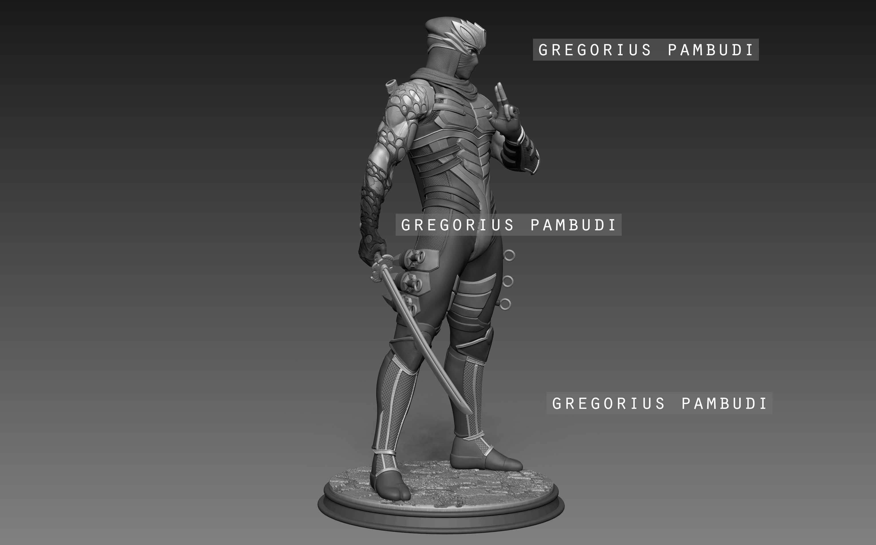 Ryu Hayabusa Ninja Gaiden Fan Art Statue 3d Printable 3D model 3D ...