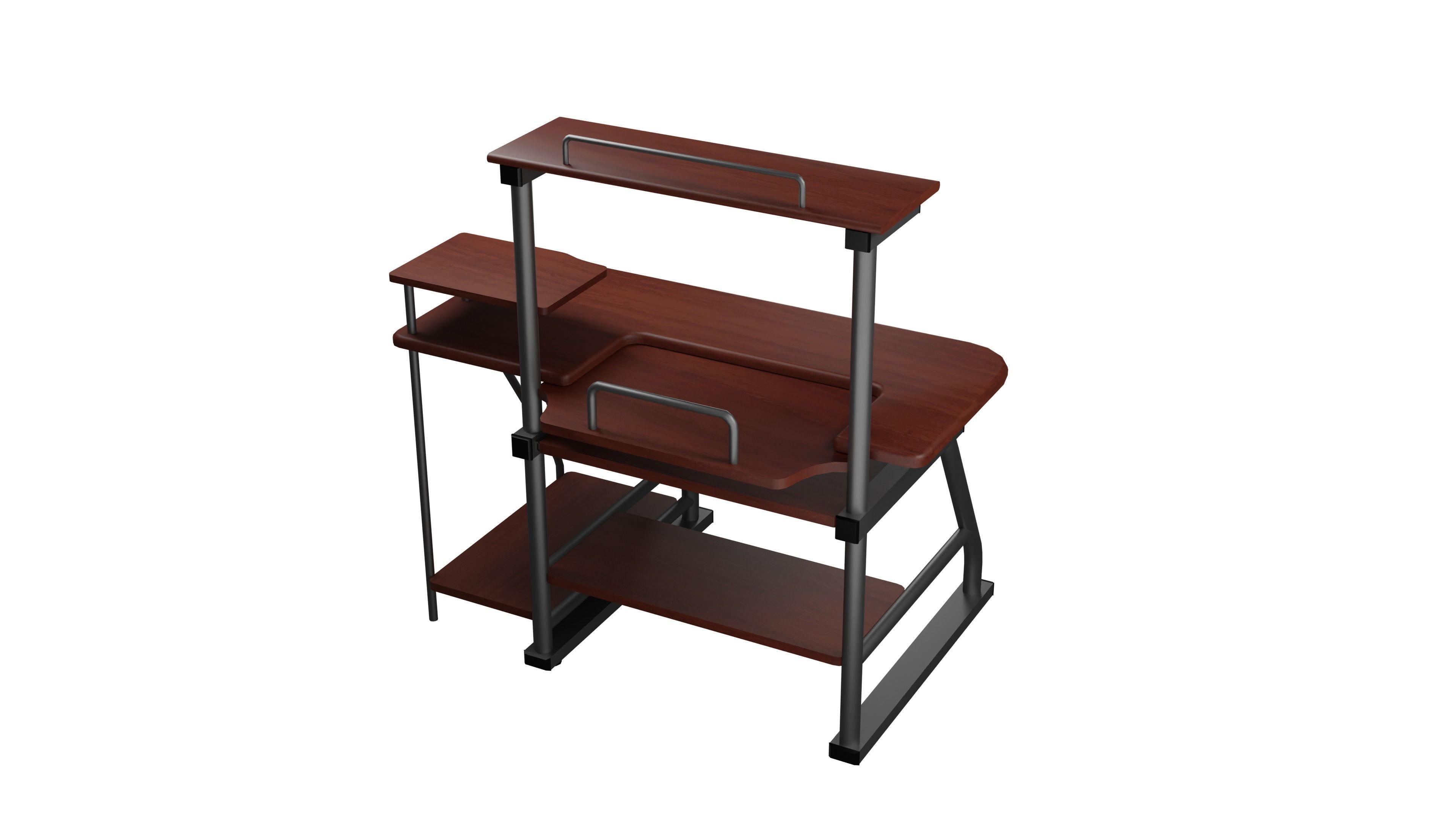 Classic Computer Table 3D model | CGTrader