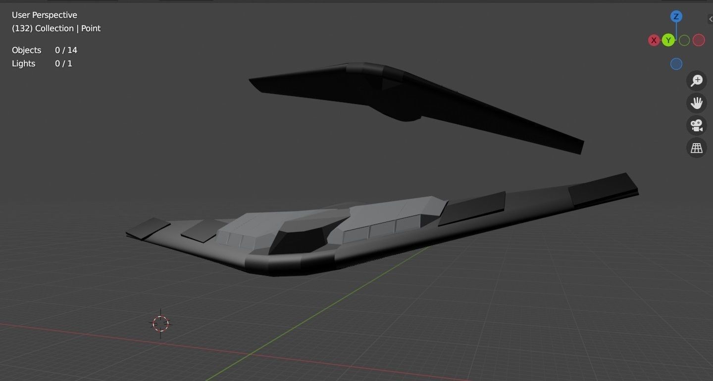 XR-45 Split Raven 3D model | CGTrader