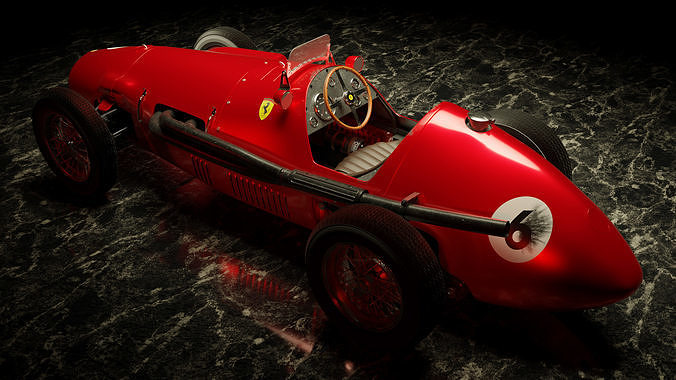 Ferrari 500 F2 1952 3D model | CGTrader
