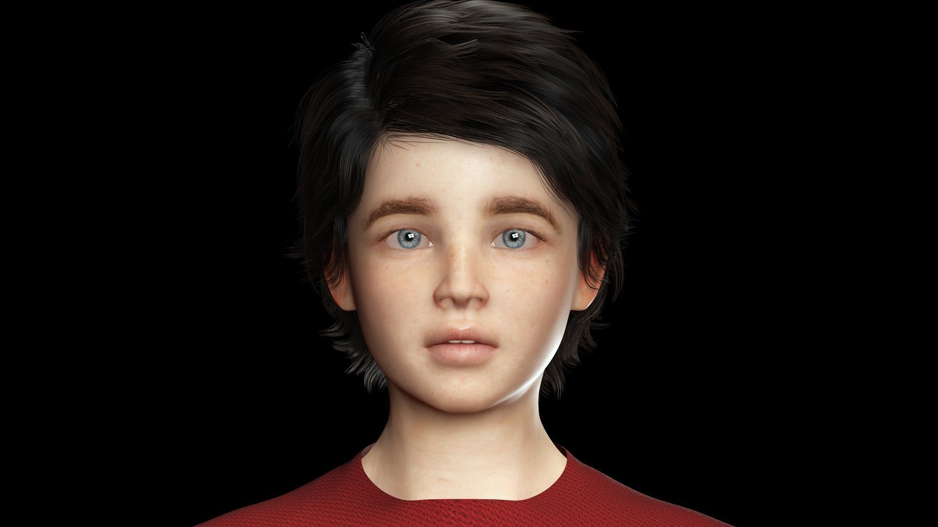 3D model Realistic Boy Child VR / AR / low-poly | CGTrader