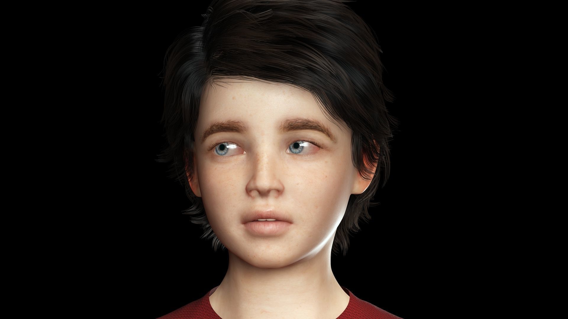 3D model Realistic Boy Child VR / AR / low-poly | CGTrader