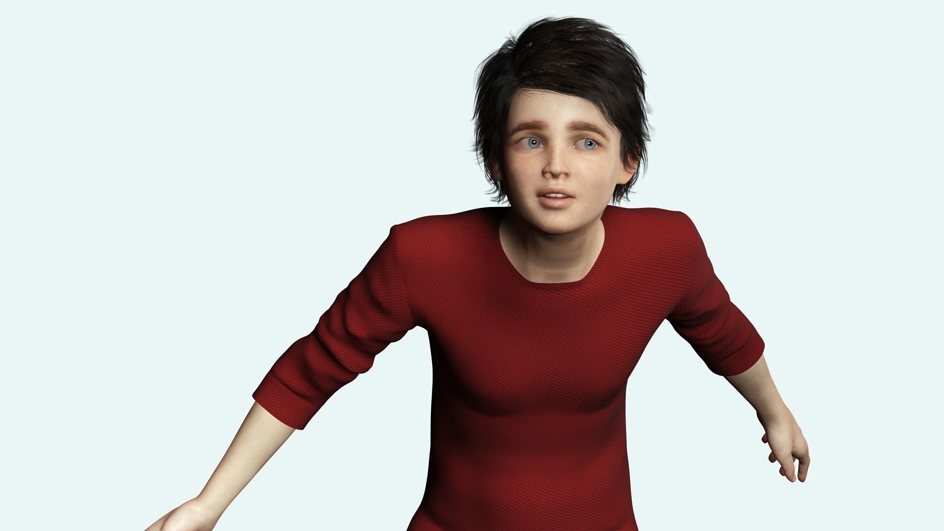 3D model Realistic Boy Child VR / AR / low-poly | CGTrader