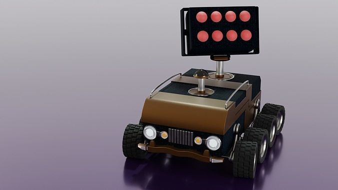 robot-car 3D model | CGTrader