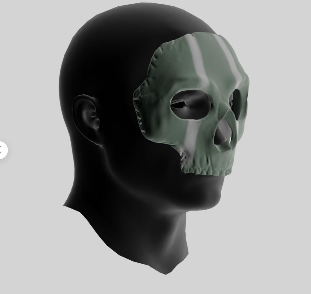 COD GHOST Simon Riley Op Mask STL - Warzone - Call of Duty 3D model 3D ...