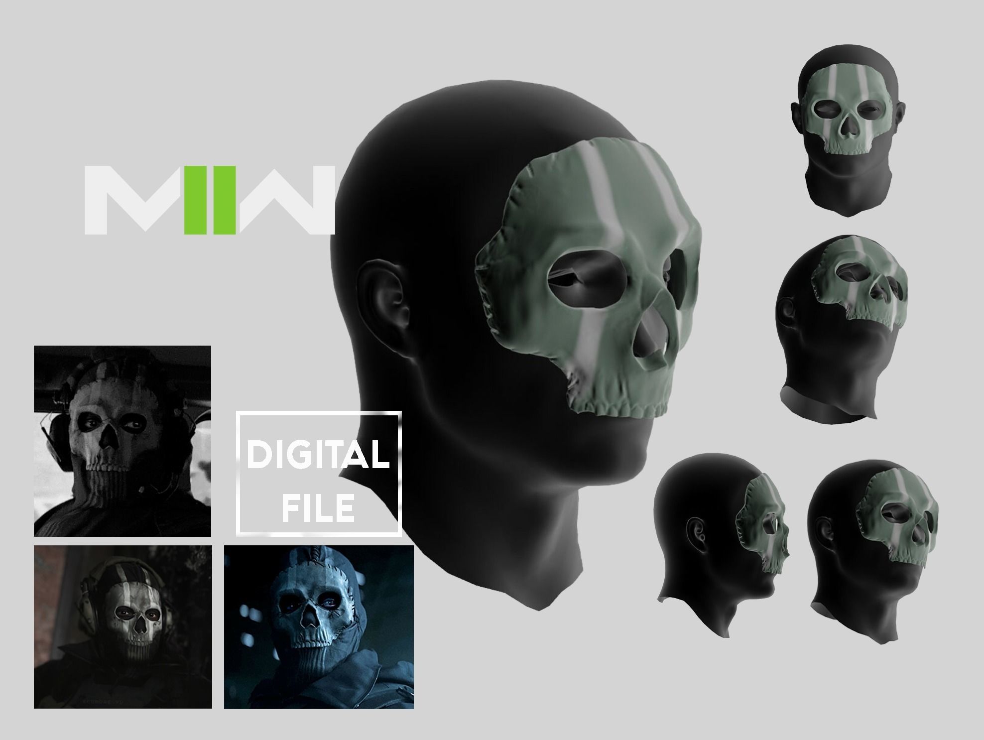 Cod Ghost Simon Riley Op Mask Stl Warzone Call Of Duty 3d Model 3d Printable Cgtrader