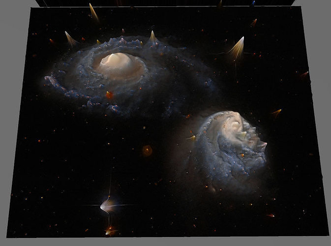 ARP-MADORE 608-333 DEEP SKY OBJECT 3D SOFTWARE ANALYSIS 3D model 3D ...